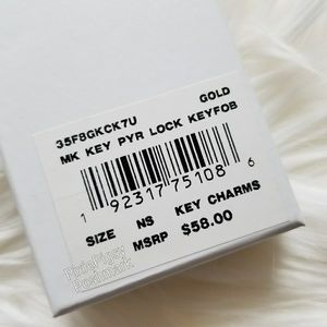 Michael Kors | Accessories | Michael Kors Key Pave Lock Key Fob Gold ...